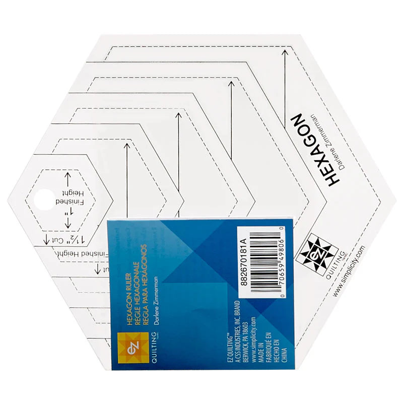 Rotary Cutting Shapes Hexagon Clear – Miller's Dry Goods