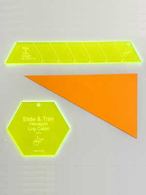 Slide & Trim Hexagon Log Cabin Ruler Set – Miller's Dry Goods