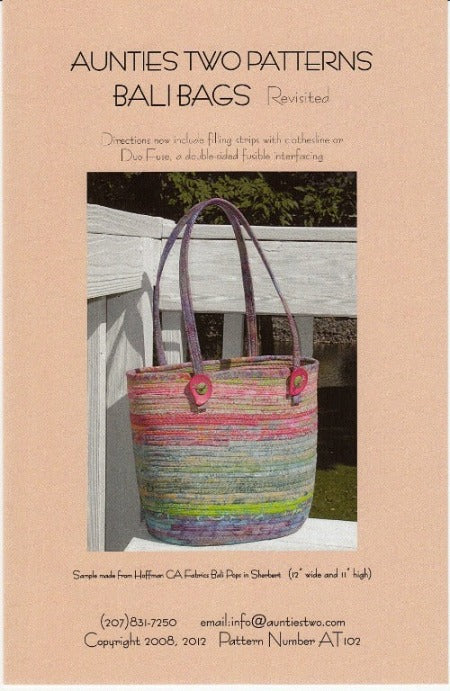 Bali Bags Revisited Pattern – Miller's Dry Goods